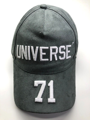 Universe 71 Asia st 71 Baseball Cap Suede Gray Mens OSFM Adjustable | eBay