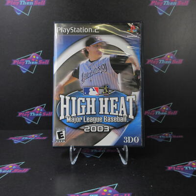 High Heat Major League Baseball 2003 PS2 PlayStation 2 + Reg Card ...
