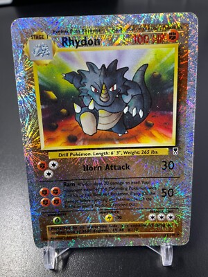 FIREWORKS REVERSE HOLO - Rhydon 35/110 Legendary Collection - Pokemon ...