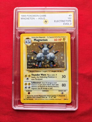 Magneton 9/102 Pokémon Card | Holo | Excellent Condition | In ...