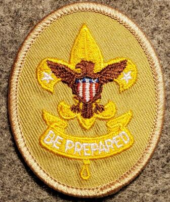 Boy Scout - First Class Rank Badge - Tan Oval - Current Issue - BSA | eBay