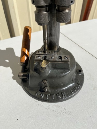 Potter Duplex Reloading Press Machine 1930s To 40 Era Cast Powder ...