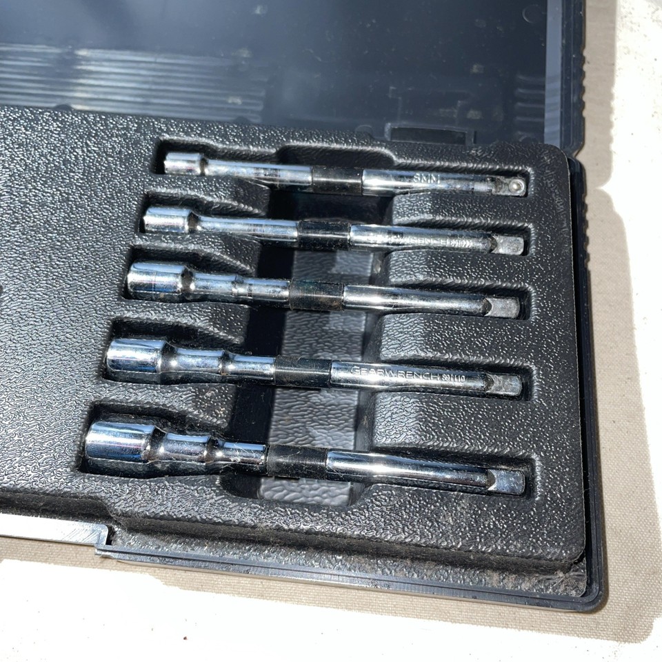 KD Tools 8909 | Ratcheting Screwdriver 9 Piece Metric Geared Nut Driver ...