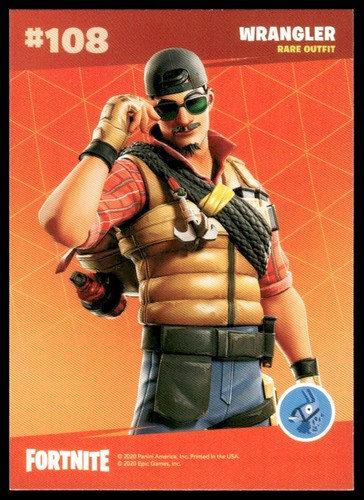 Wrangler 2020 Panini Fortnite Series 2 #108 Rare Outfit Card | eBay