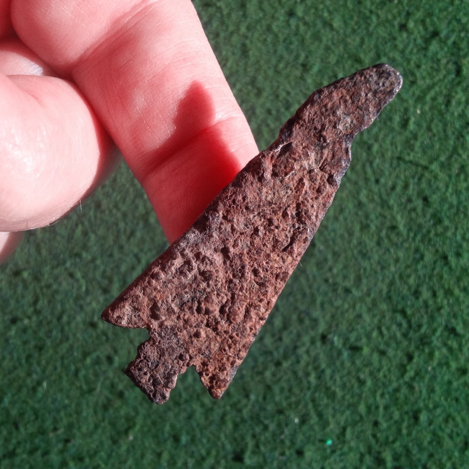2-1/2" STEEL TRADE POINT WYOMING ARROWHEAD AUTHENTIC PROJECTILE POINT ...