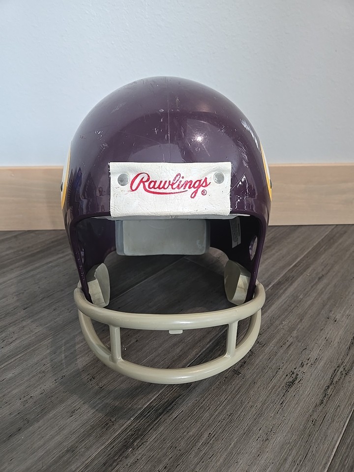 Vintage Rawlings Minnesota Vikings Helmet Medium Football Full Size ...