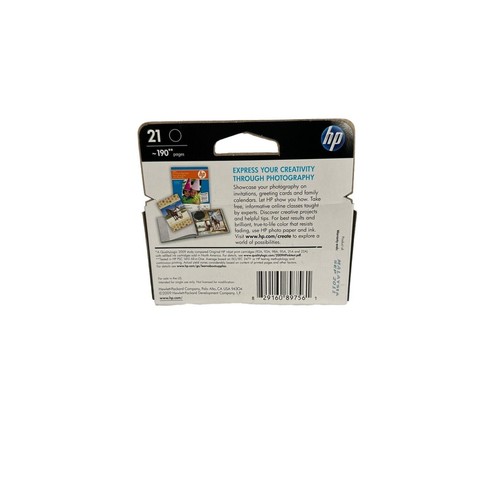 Genuine HP 21 (C9351AN) - Black Ink Cartridge - 2 Pack - FACTORY SEALED ...
