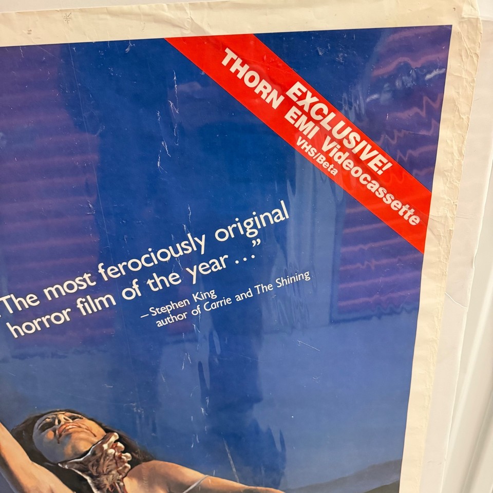 Rare Original 1983 Evil Dead 27x41 VHS Thorn EMI One Sheet Litho Poster ...