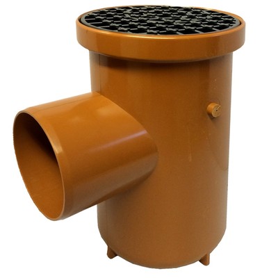 Bottle Gully Rod-able Underground Drainage Single Inlet / Outlet Grid ...