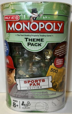 NEW MONOPOLY THEME PACK SPORTS FAN EDITION TARGET EXCLUSIVE GAME | eBay