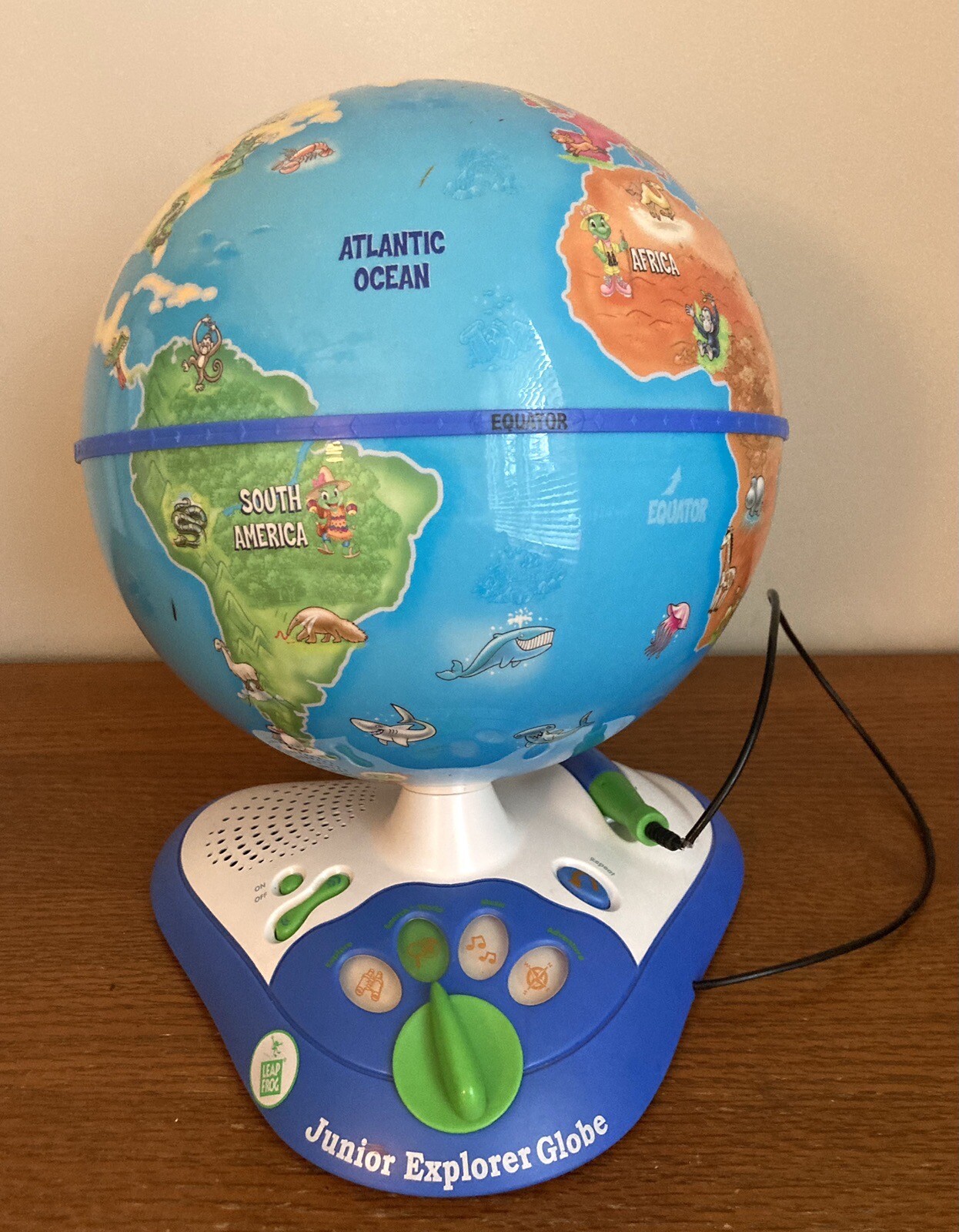 Leap Frog Junior Explorer Globe Interactive Talking Educational - Exc ...
