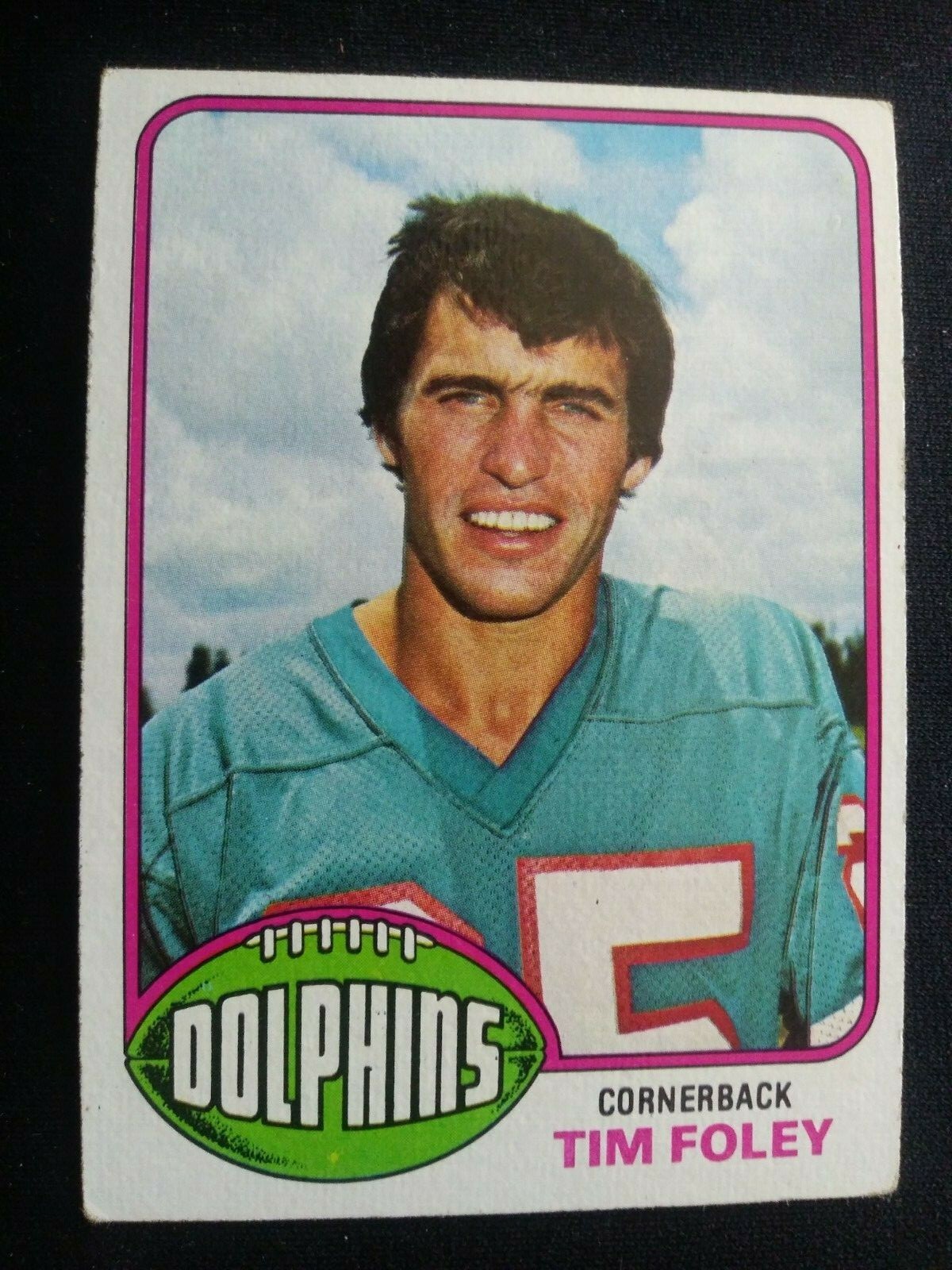 1976 Topps Football Card # 72 Tim Foley - Miami Dolphins | eBay