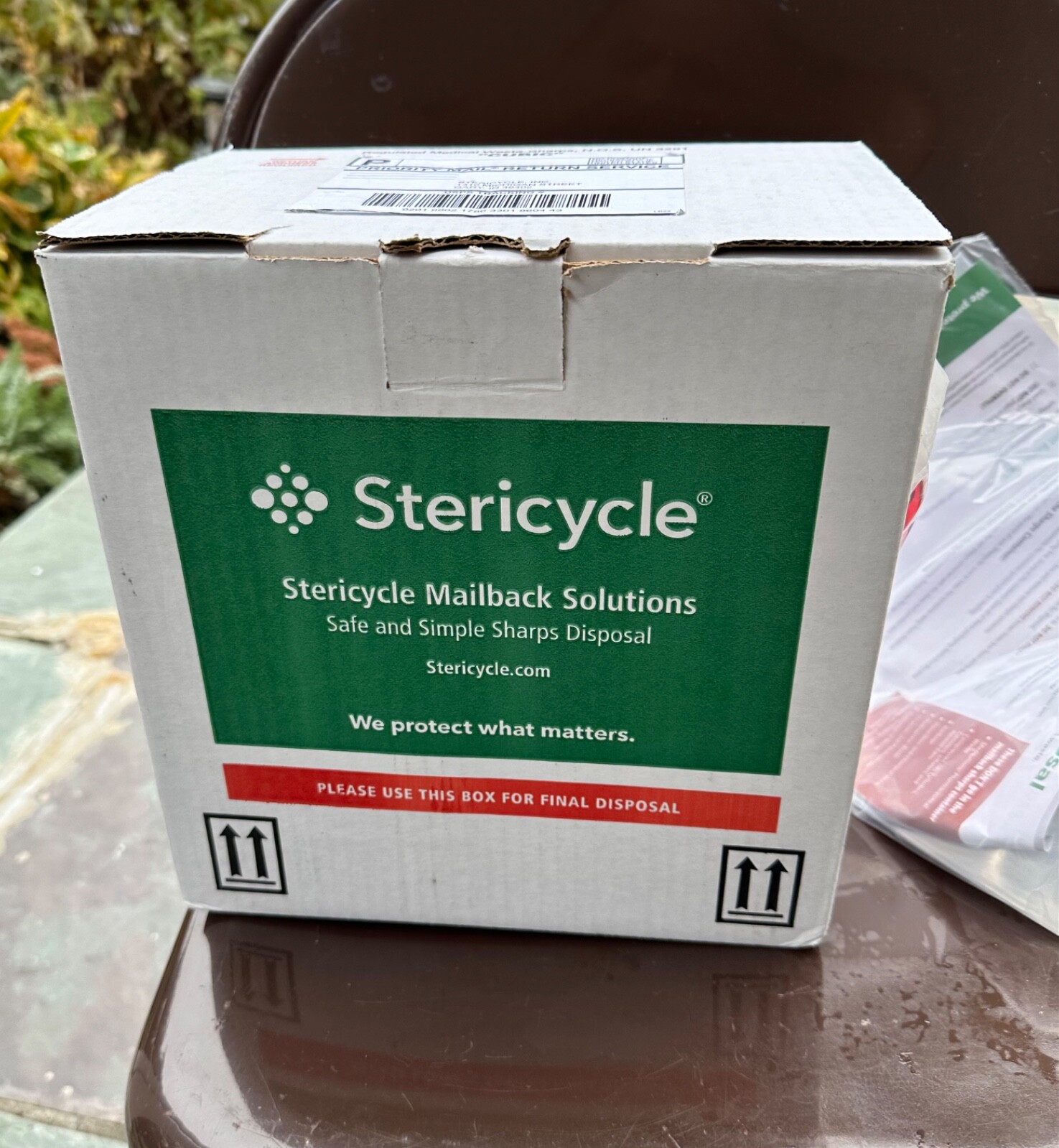 Stericycle 1G1v4 Sharps Mailback System,1 Gal.,Screw Lid | eBay