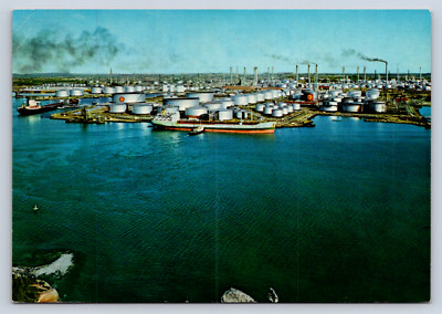 Vintage Postcard Shell Refinery Willemstad Curacao N.A. | eBay