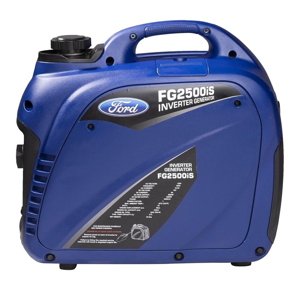 Ford 2500W Gas Powered Portable Inverter Generator -Produces Clean ...