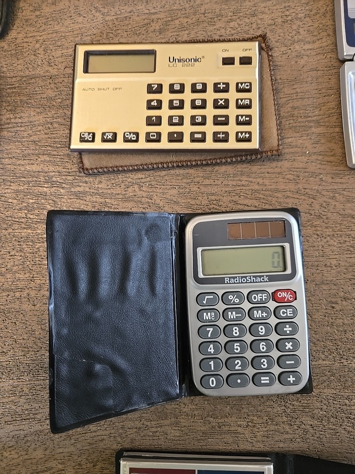 Vintage Casio Calculator & More Lot Of 23 SEE ALL PICS & DESCR **PARTS ...