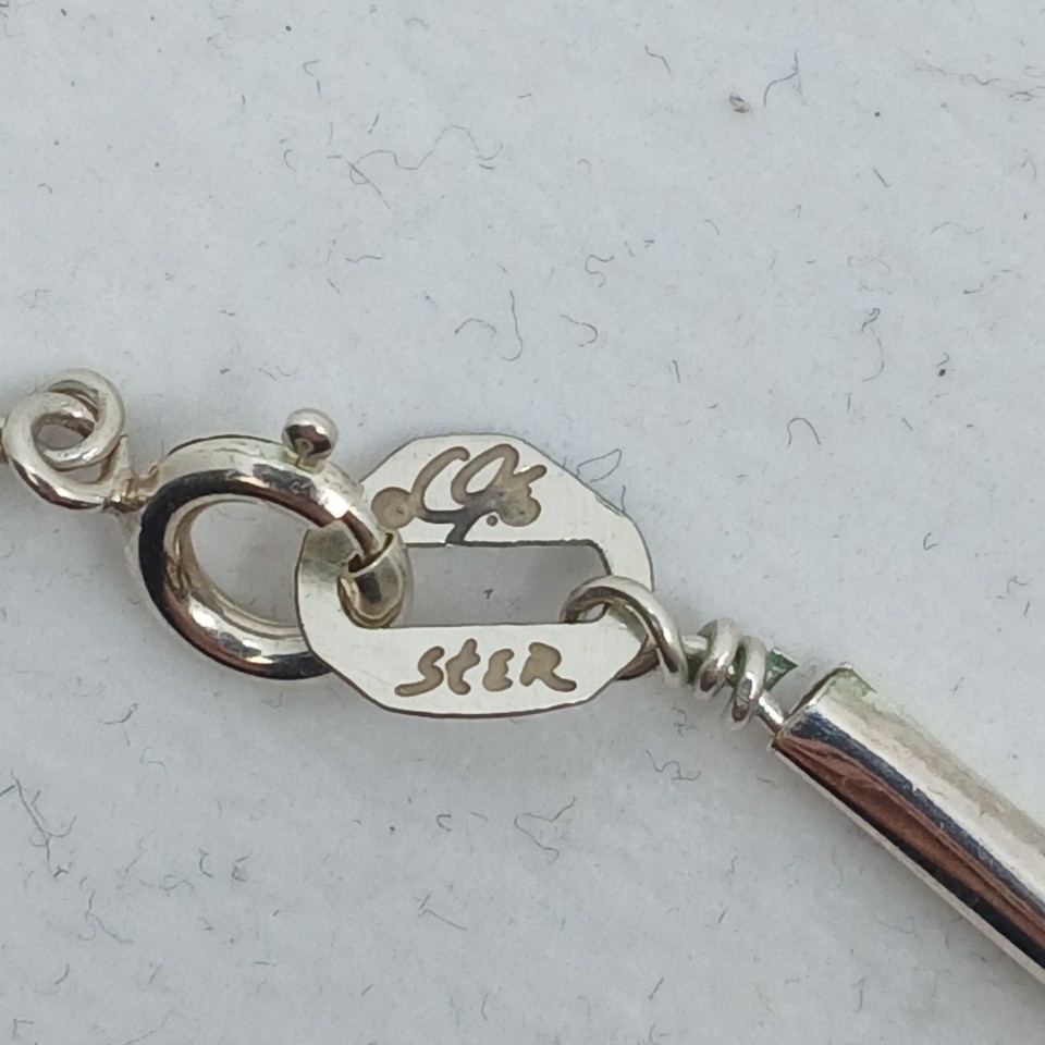 Sterling Silver 925 Multi Strand Liquid Silver Link Chain Necklace ...