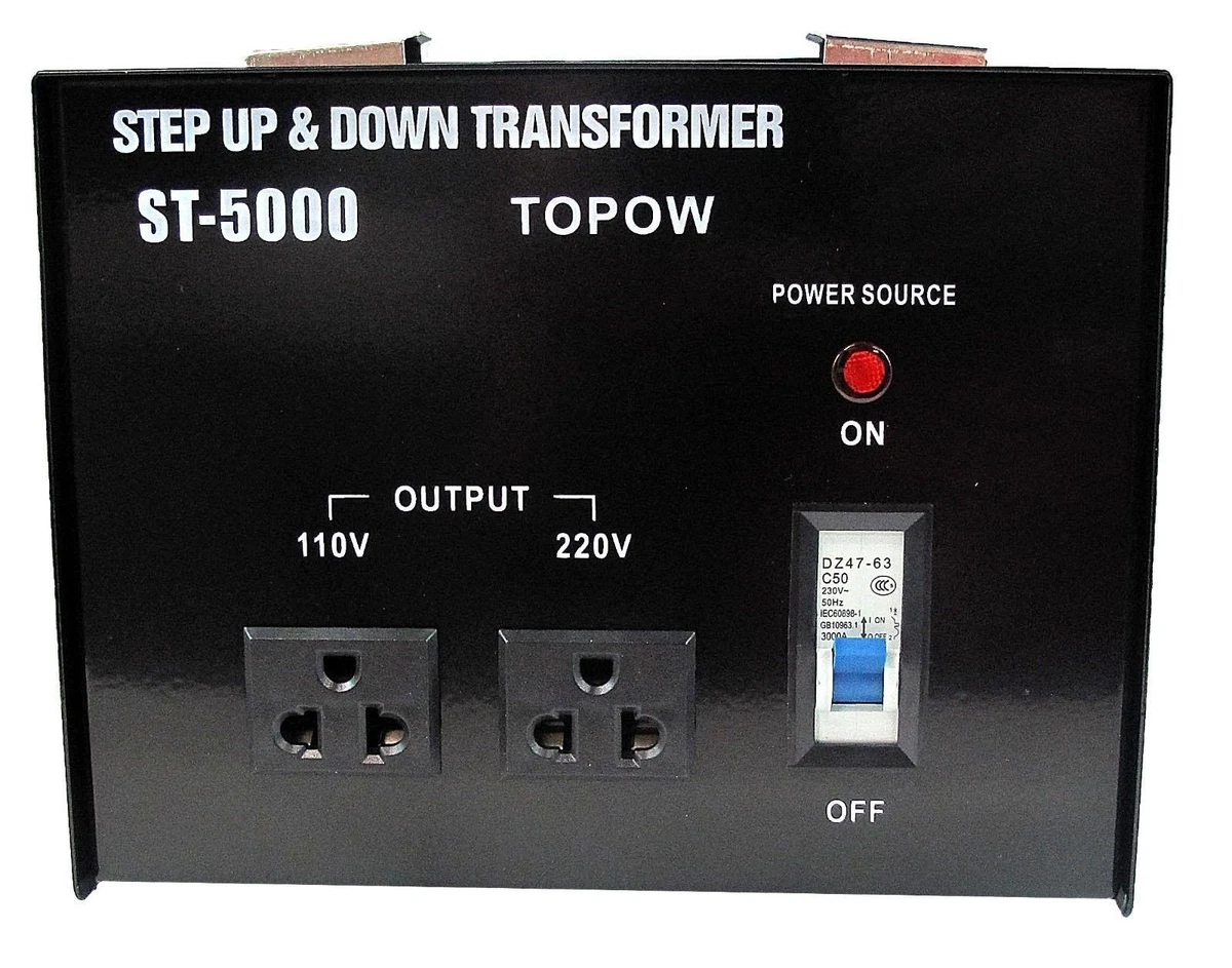 TOPOW ST-5000 Step Up Down Transformer (5000W) ST5000 B&H, 55% OFF