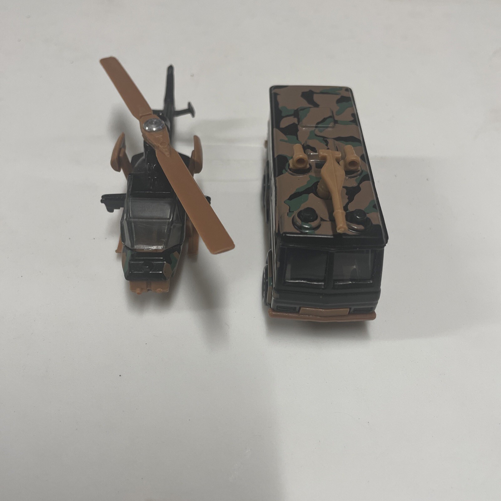 1985 Matchbox Mission Helicopter Camo 1:80 Loose And 1980 Command ...