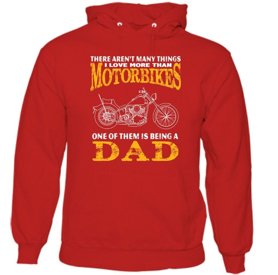 Things Mens Funny Motorbike Hoodie Biker Motorcycle Bike Father's Day Dad Daddy | eBay