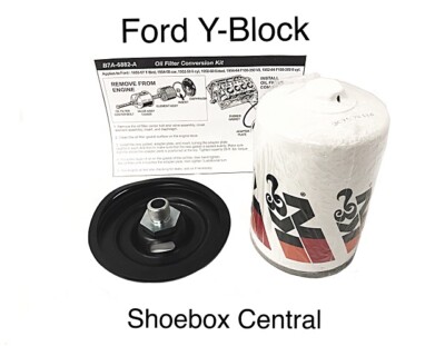 1955-57 Thunderbird 239 256 272 292 312 Oil Filter Conversion KIT | eBay