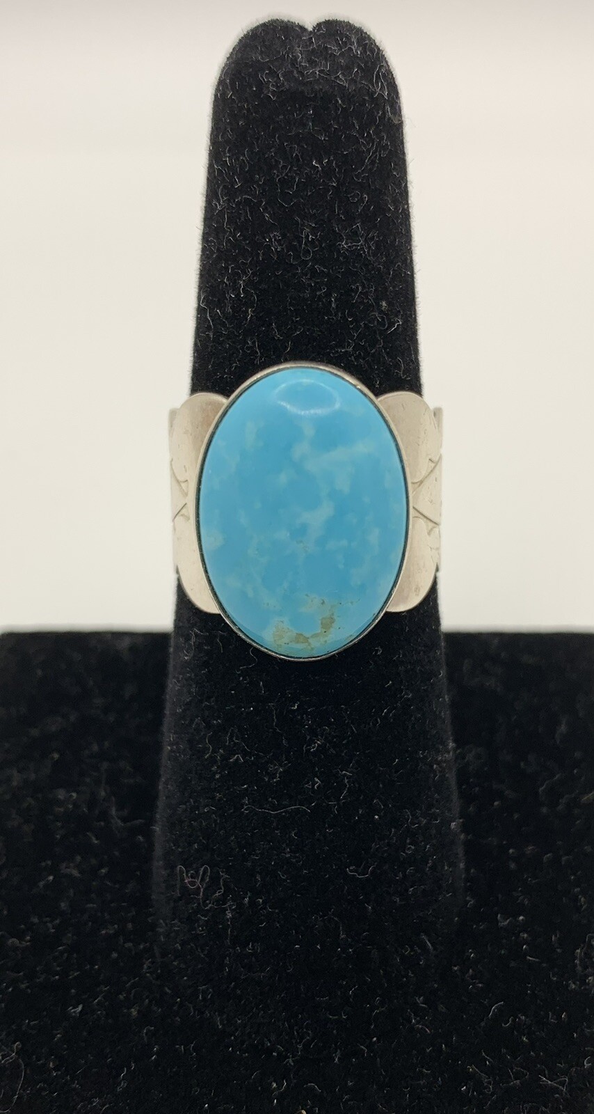 Large Vintage 925 Turquoise Ring Signed Jay King DTR Turqouise Ring, 6. ...