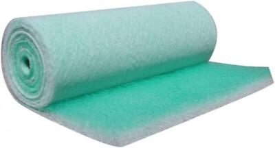 1m x 20m 50mm Spray booth AIR Green Fibreglass Filter Roll Filtration ...