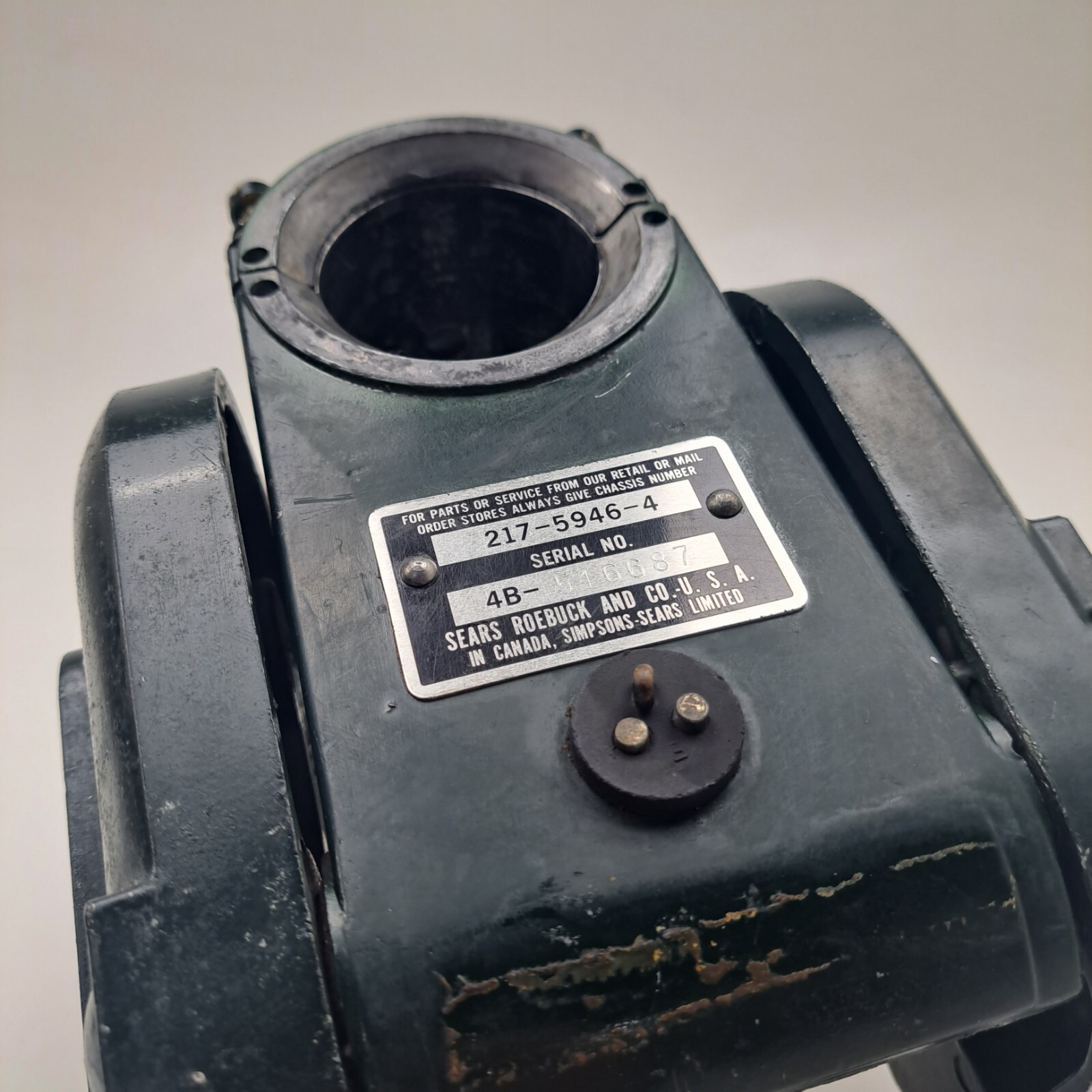 Sears Ted Williams 4.5hp Model 217-58870 Outboard Transom Clamp Stern ...