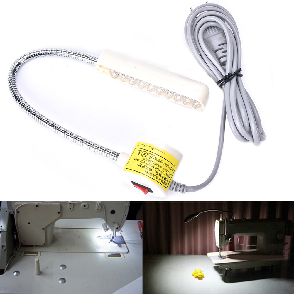 AC 110V-220V 30 LED Light Lamp Sewing Machine Magnetic Base Switch For ...
