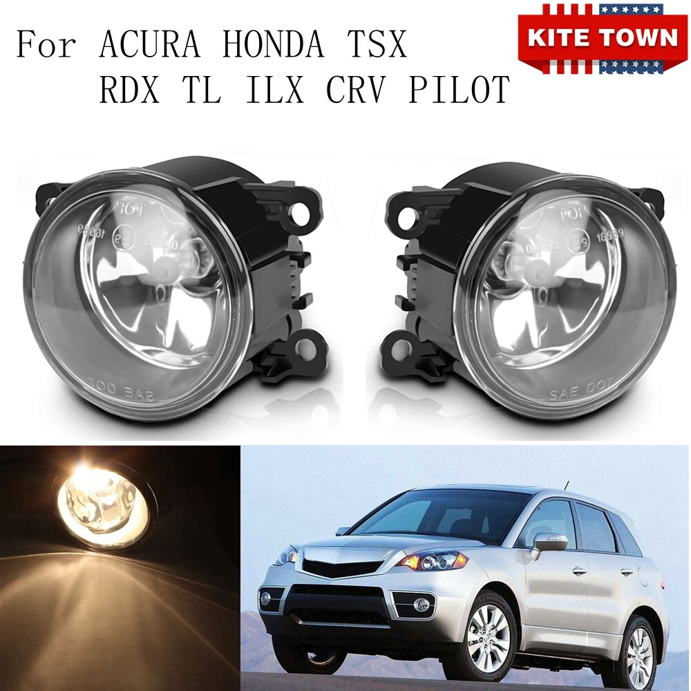 Pair Fog Light Lamp LH RH for ACURA HONDA TSX RDX TL ILX CRV PILOT ...