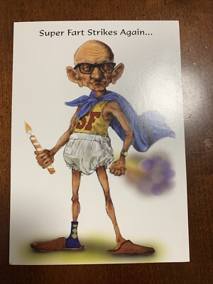 Coots & Biddys Wicked Funny Mike Dowdall Super Fart Birthday Card No ...