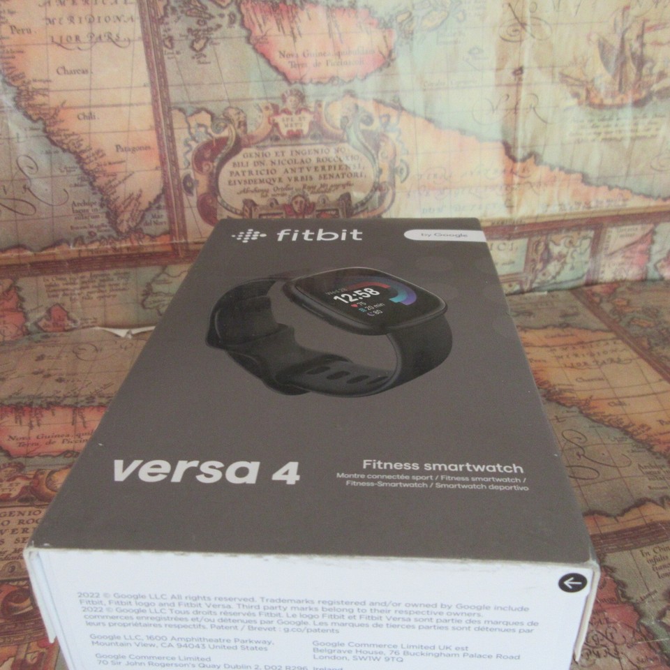 ~NEW SEALED~Fitbit Versa 4 Fitness Smartwatch, GPS, Black/Graphite ...