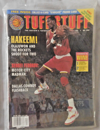 Hakeem Olajuwon Houston Rockets June 1994 TUFF STUFF Magazine New ...