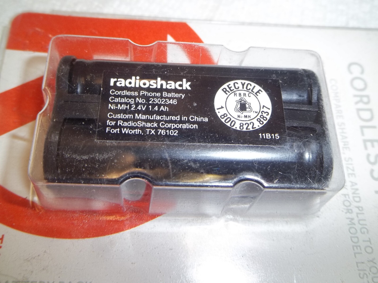 RadioShack Cordless Phone Battery Replacement 2.4v 1400mah 2302346 ...