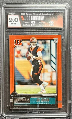 🔥2020 Joe Burrow Playbook HGA 9 Mint #101 Bengals UP MVP? SB Champ?🔥 | eBay