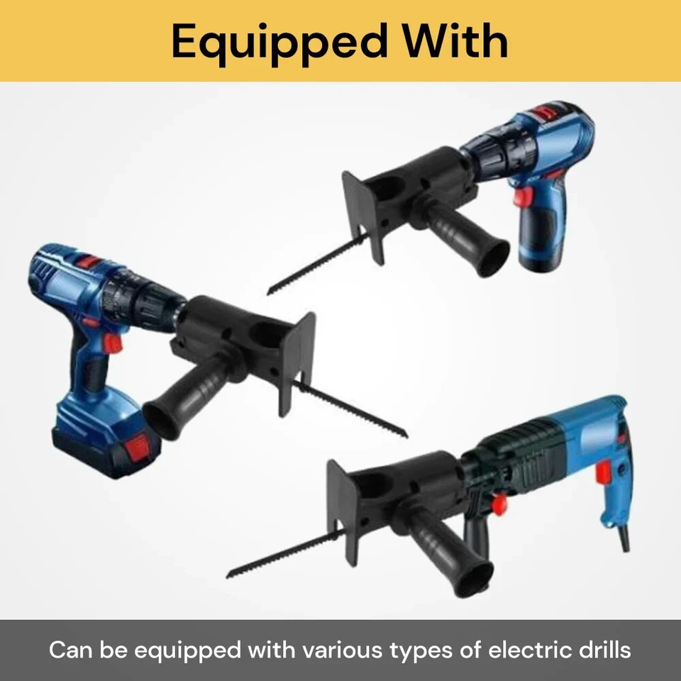 Electric Jigsaw Attachment Saws Reciprocating Drill Cutting Saw Machine ...