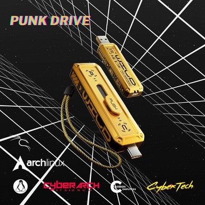 Punk Drive - Portable USB SSD Hacker with Kali, BlackArch, Parrot+ | eBay