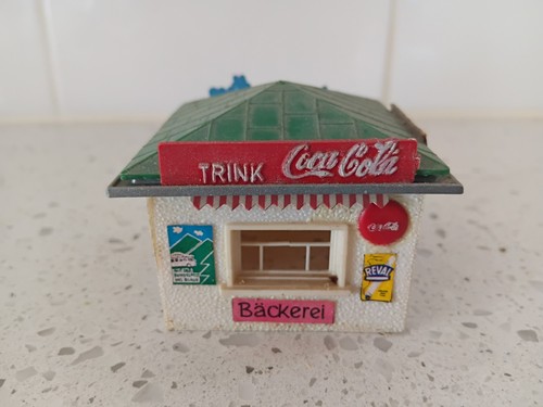 Vintage FALLER HO 120135 SMALL KIOSK MINIATURE Model Train Building VGC ...