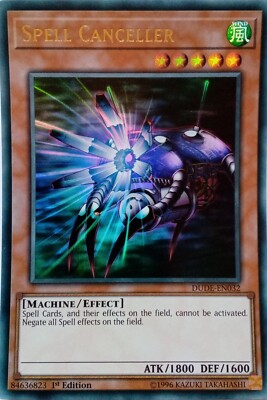 DUDE-EN032 SPELL CANCELLER ULTRA RARE 1ST EDITION YuGiOh CARD | eBay