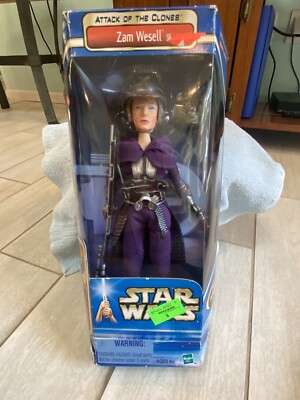 Star Wars Attack Of The Clones Zam Wessel Figure. Hasbro 2002. | eBay