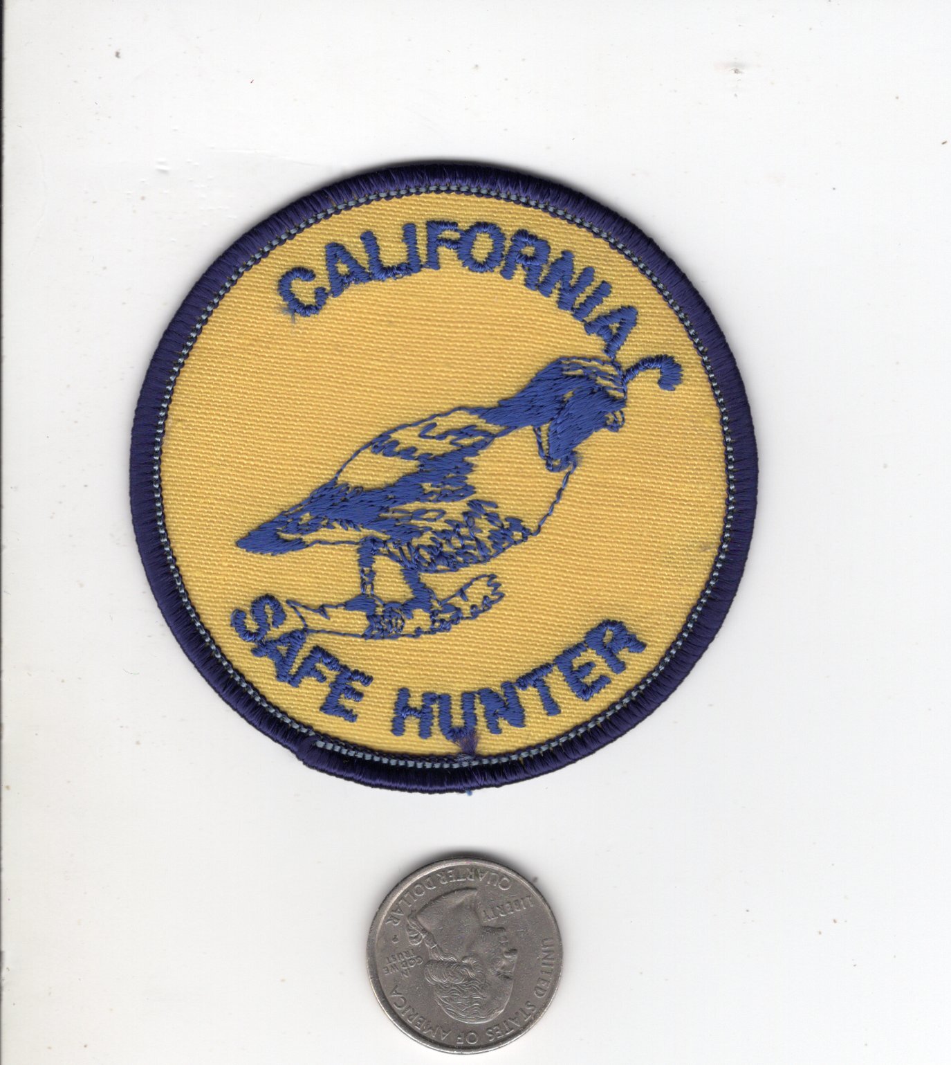 CALIFORNIA HUNTER EDUCATION HUNTER SAFETY FIREARMS (RARE) PATCH ...