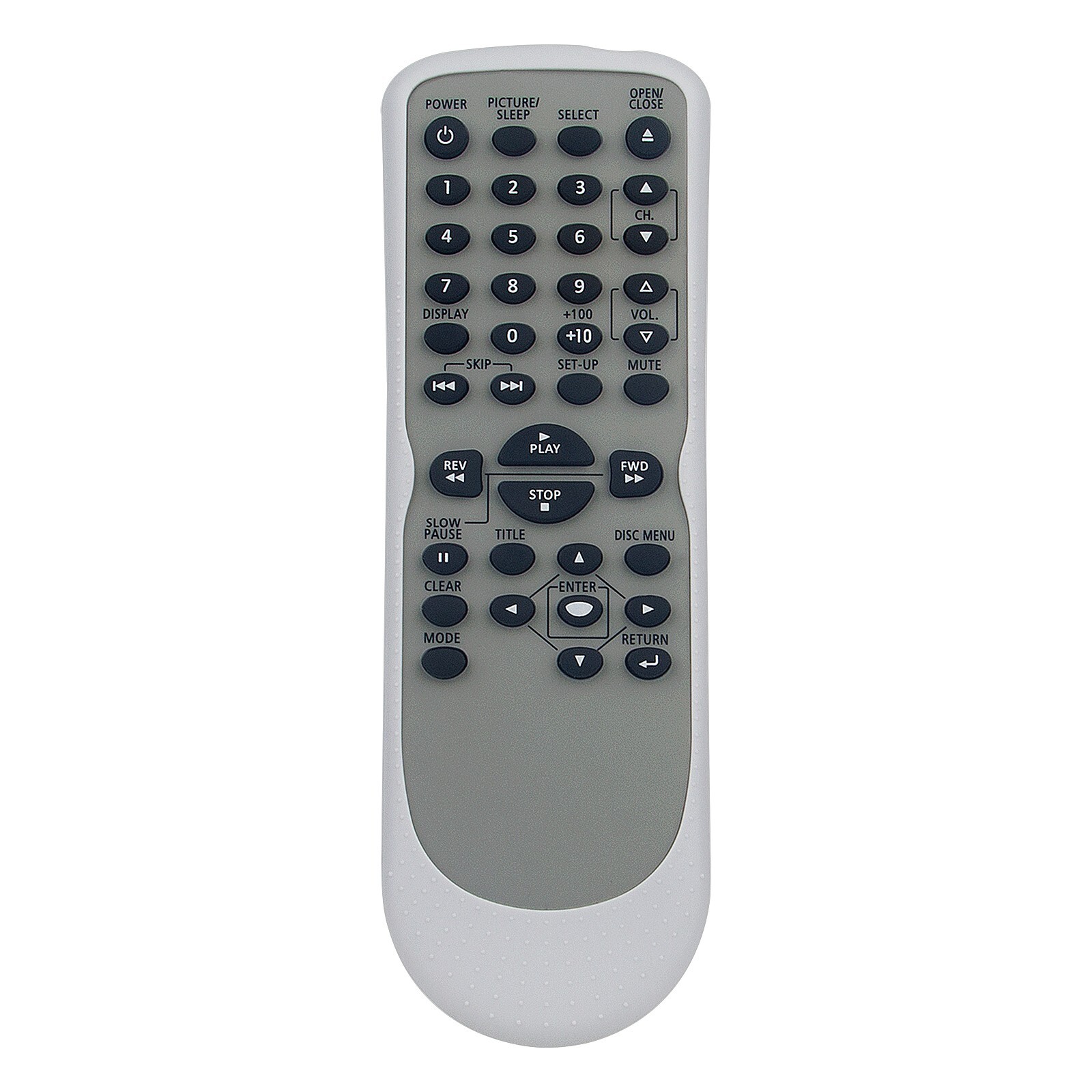 NF107UD Replace Remote Control Fit for Sylvania TV DVD Combo CD202SL8 ...