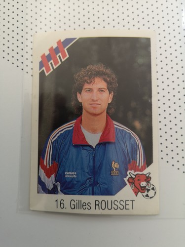 Gilles Rousset Carte La Vache Qui Rit Football France 1992 #16 | eBay