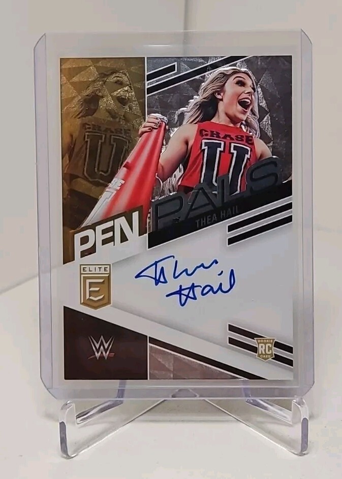 Thea Hail 2023 Elite WWE #PL-THL Pen Pals - Blue /25 Price Guide ...
