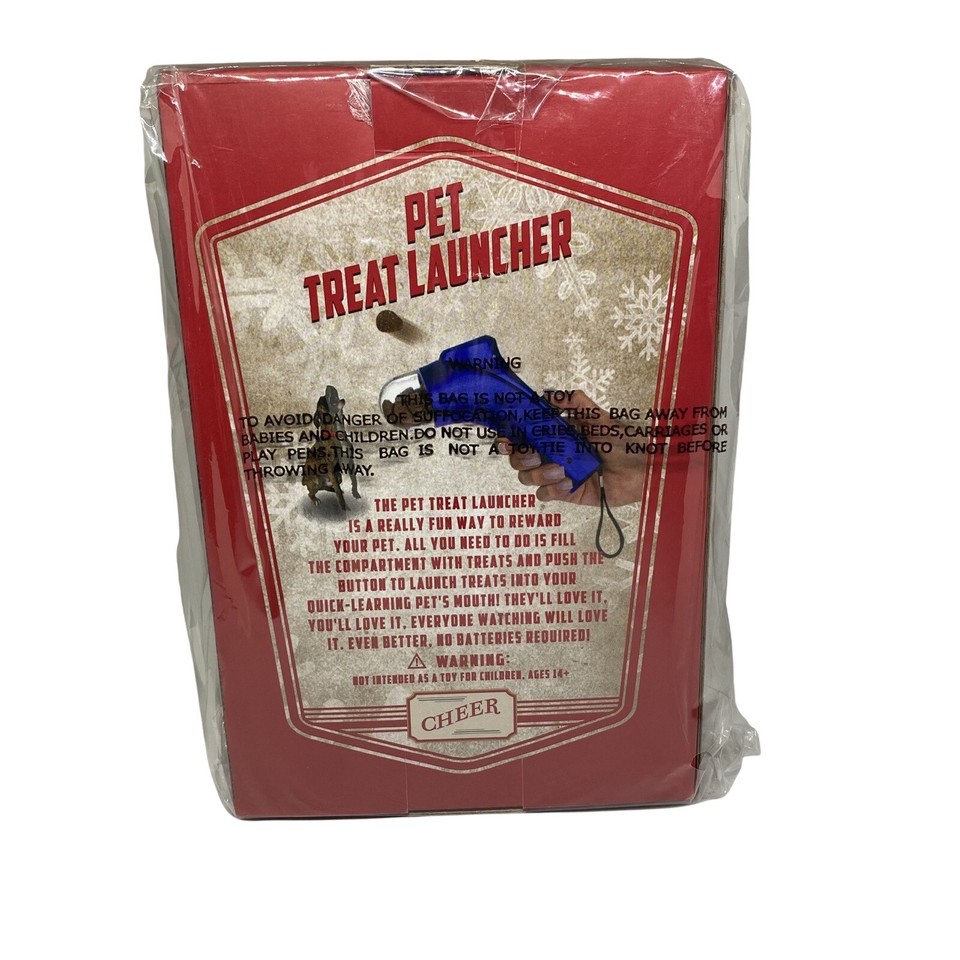 NEW Cheer Pet Treat Launcher - Novelty Gift Funny | eBay