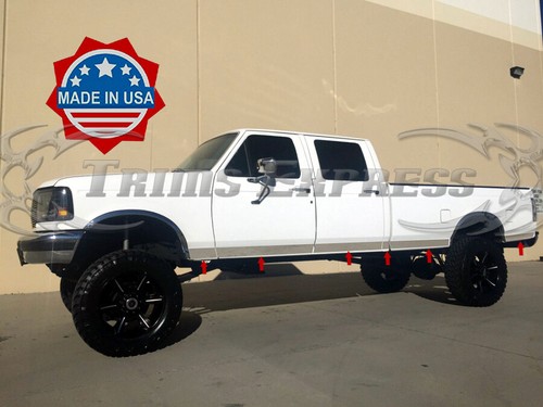 1987-1996 Ford F-250/F-350 Pickup Crew Cab Long Bed Rocker Panel Trim-3 ...