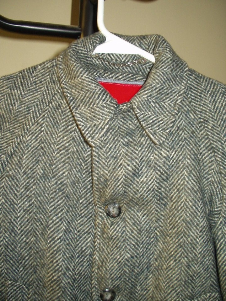 Vintage Solitaire Buddy Hale Jr. Herringbone Jacket and Cap - May be ...