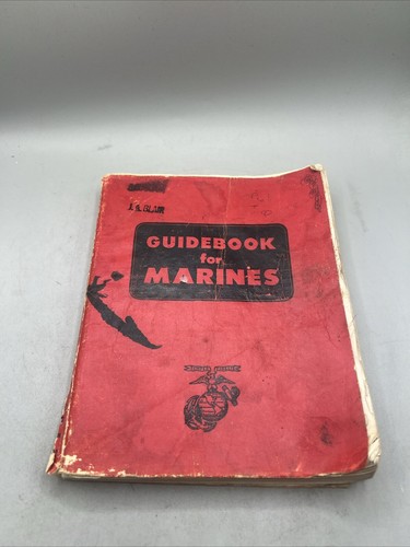 Guidebook for Marines 4th Revised Edition 1st Printing 1954 Basic ...