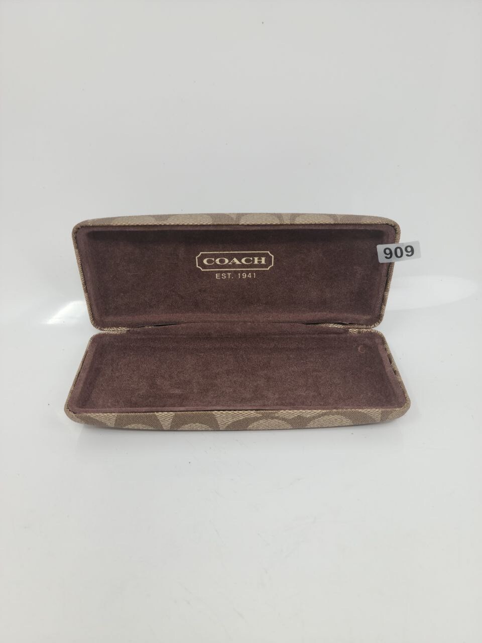 Coach Signature Hardshell Hard Shell Eyeglass Case LN - Gem