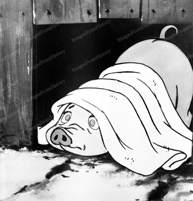 8x10 Print Animation Cartoon Charlotte's Web Wilbur the Pig 1952 #2887 ...